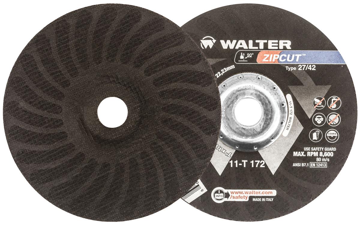 Walter 11T172 7" x 1/16" x 7/8" Type-27 Zipcut Cut-Off Wheel ...