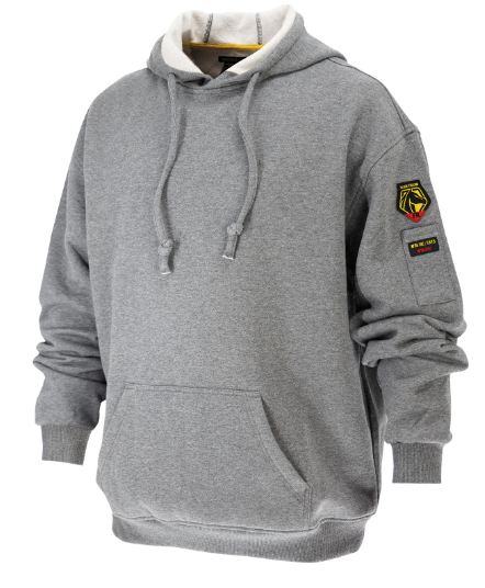 REVCO JF1340-GY 12 oz. AR/FR Cotton Pullover Hooded Sweatshirt, Gray ...