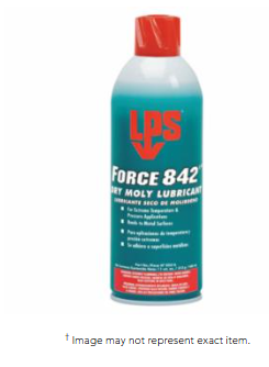 LPS 02516 Force 842 Dry Moly Lubricants, 16 oz Aerosol Can (12 Cans ...