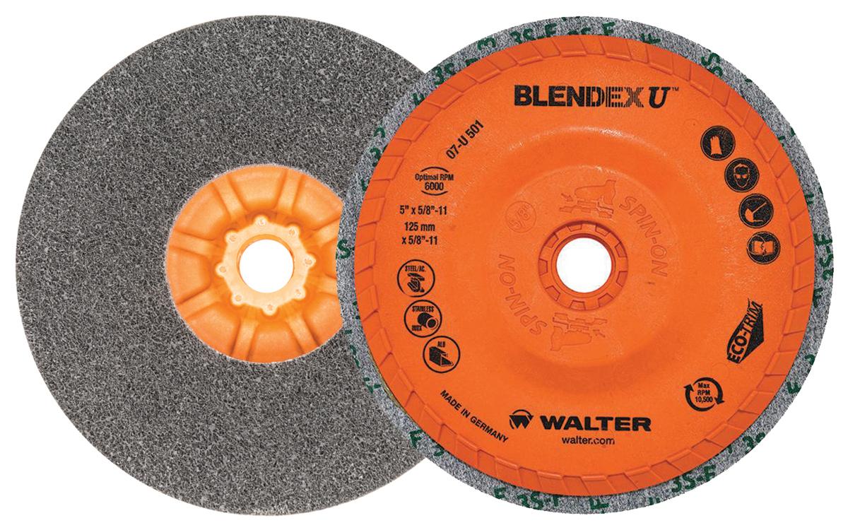 Walter Blendex U Cup for Blending and Finishing Any Metal ...