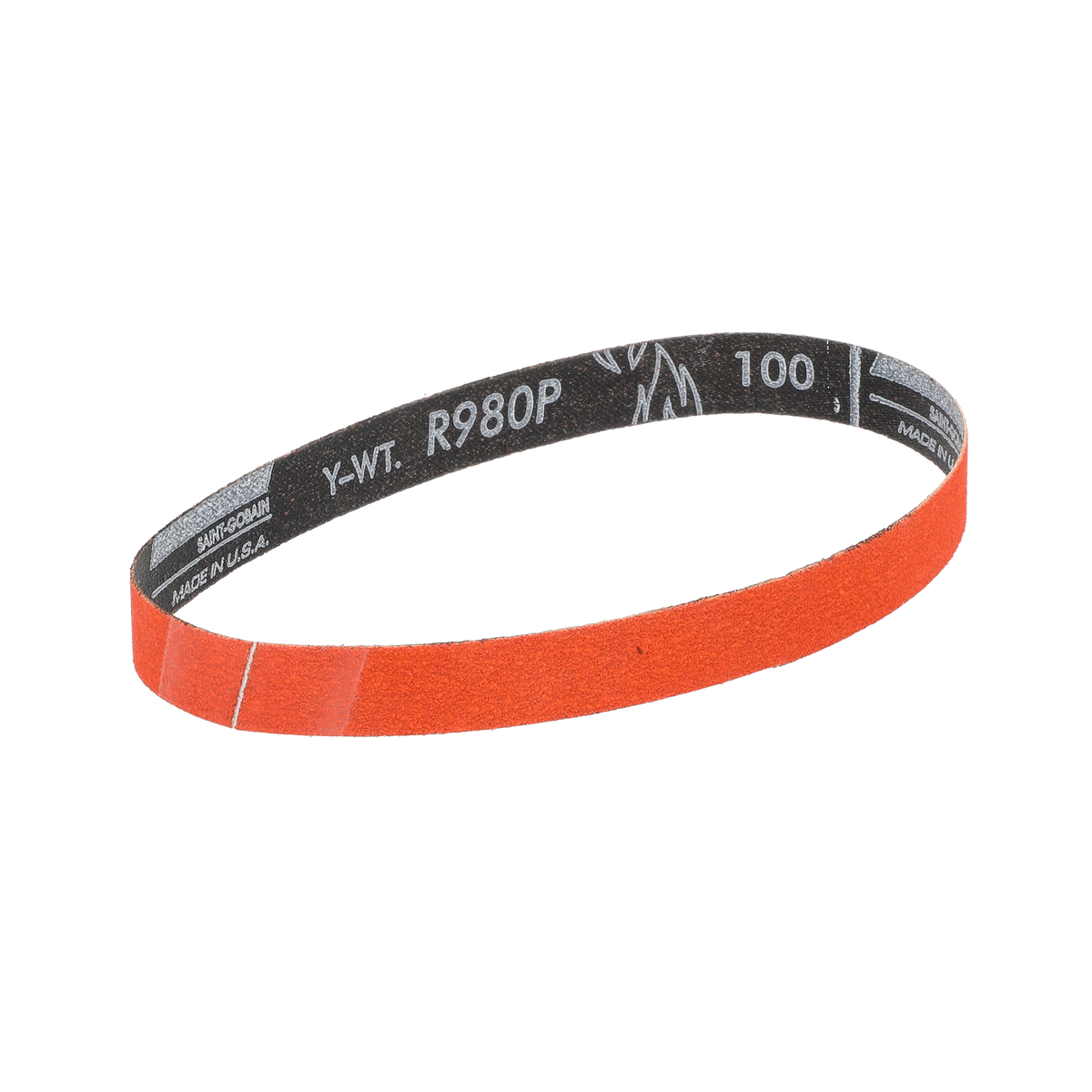 Norton 3/4 x 20-1/2 In. Blaze Cloth File Belt 100 Grit R980P CA 50 Cou ...