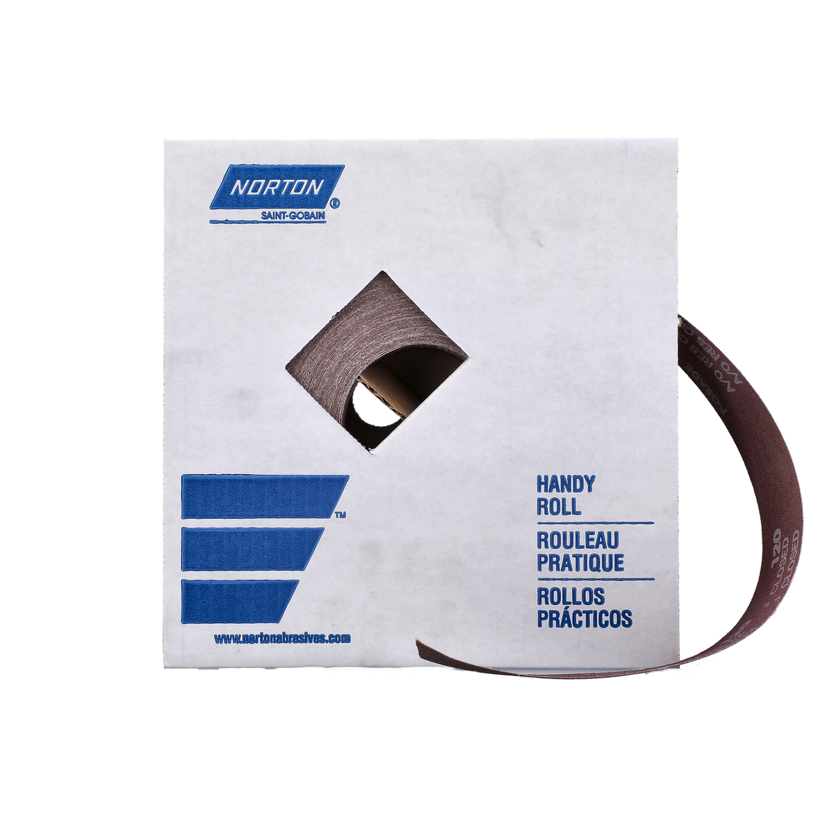 Norton 2 In. x 50 Yd. Metalite Cloth Roll P120 Grit K225 AO 1 Count ...