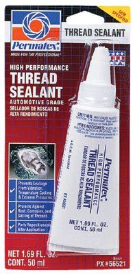 Pipe Dope Permatex Pipe Thread Sealant - 1.7 Oz Tube, White (Anaerobic ...