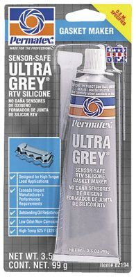 Permatex 82194 Ultra Series RTV Silicone Gasket Maker, 3.5 oz Tube, Gr ...