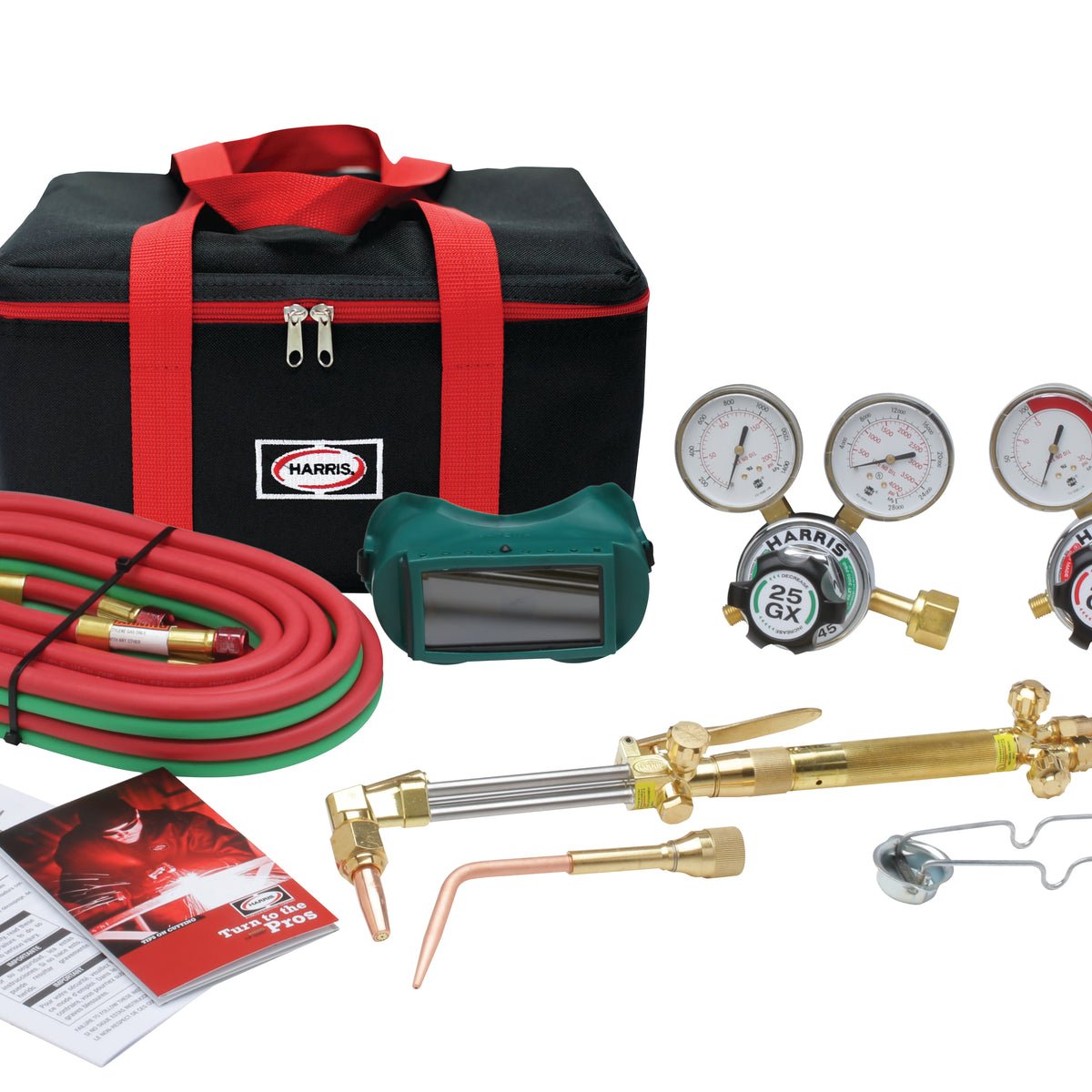 Harris 8525GX-300-DLX HHD Ironworker® Heavy Duty Acetylene Outfit Kit ...