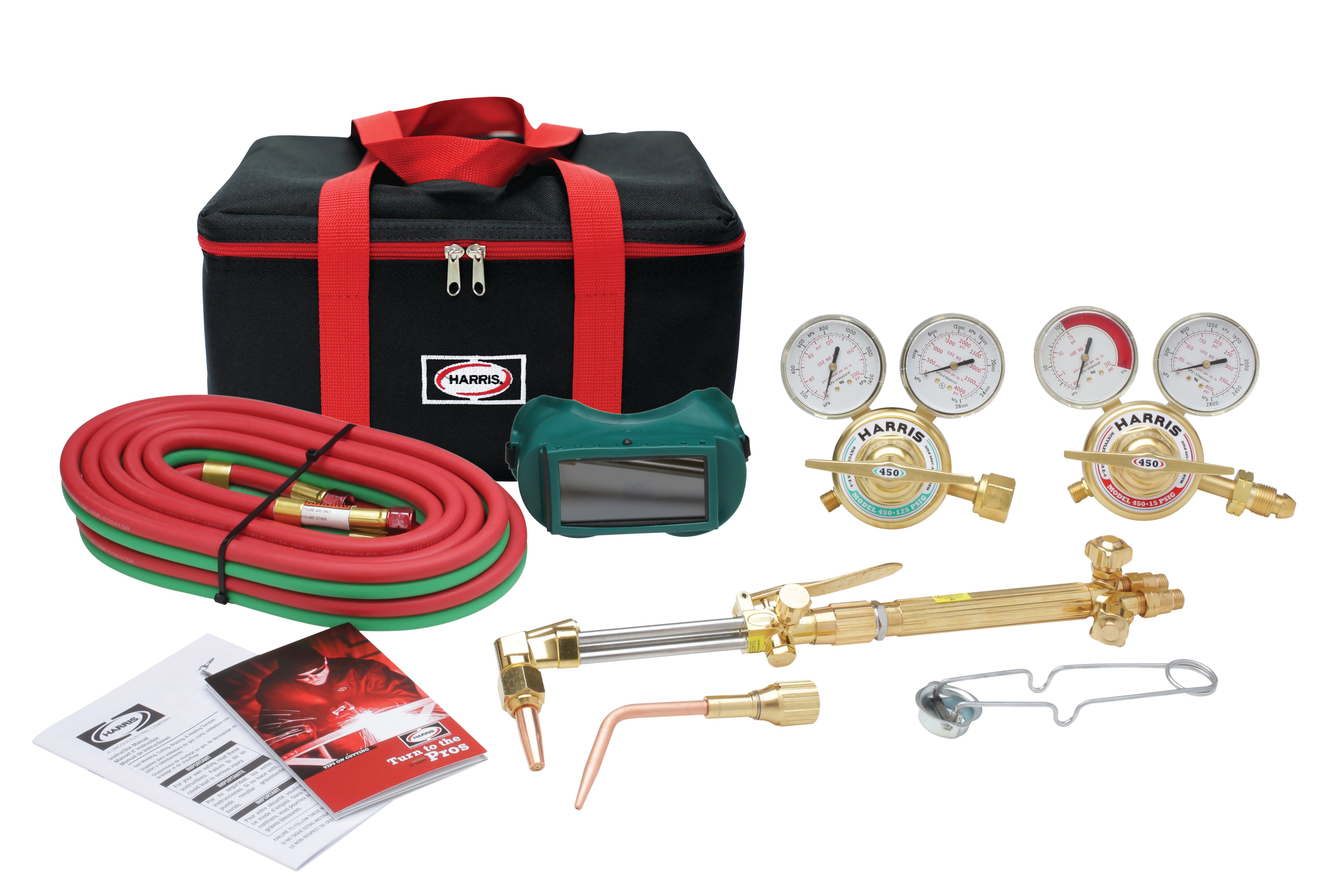 Harris 43450-510-DLX HXT Ironworker® Extra Heavy Duty Acetylene Outfit ...