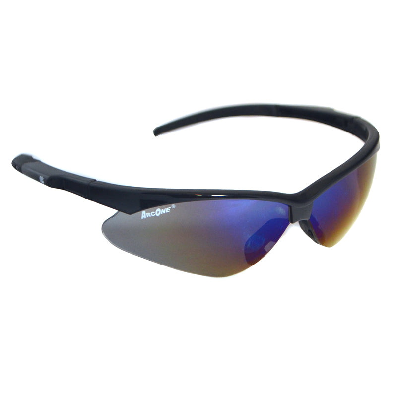 ArcOne SE-7003 Black Gloss Frame/Chocolate Lens 7000 Series Safety Gla ...