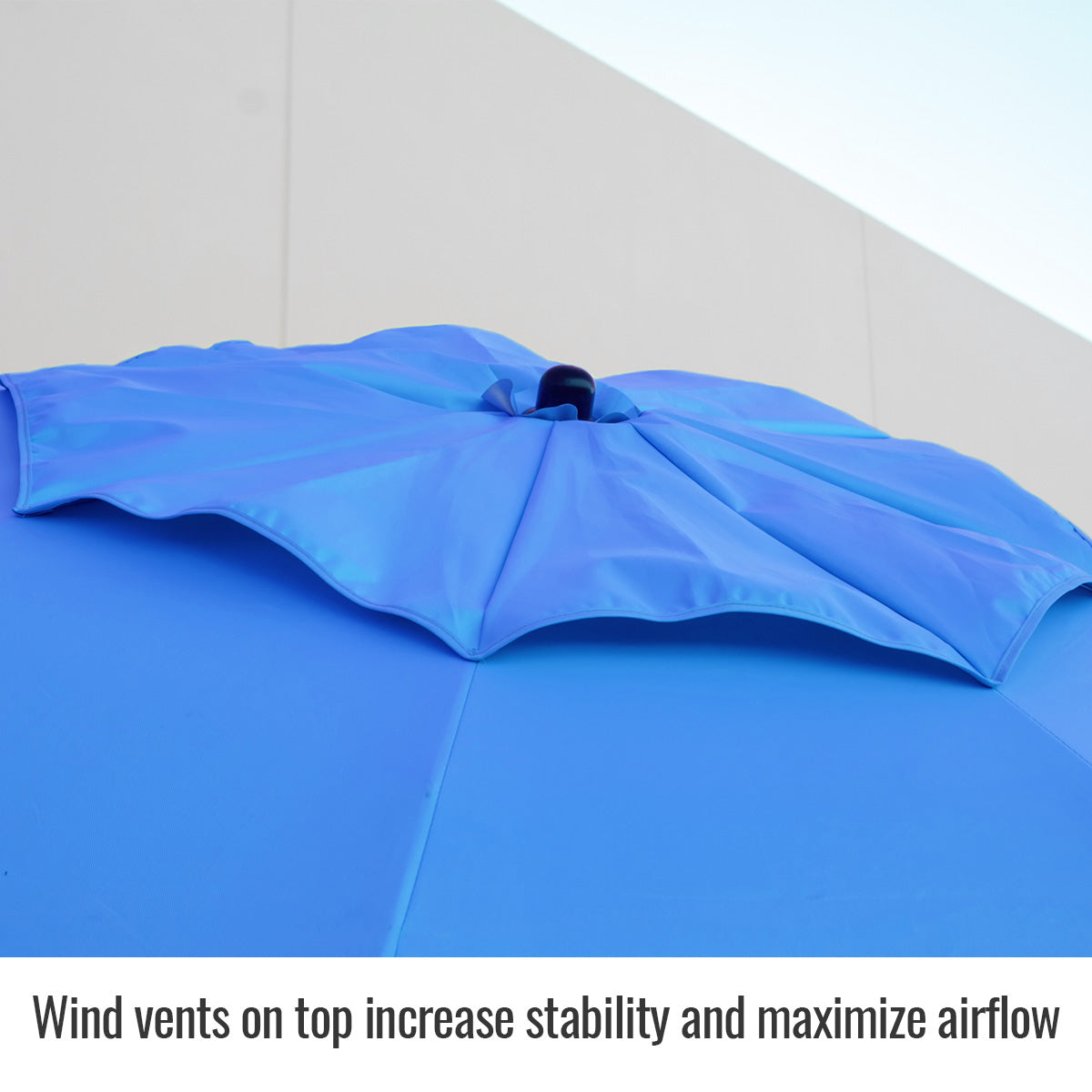 Revco UB200-BLU Blue Core-Flame Resistant Industrial Umbrella ...